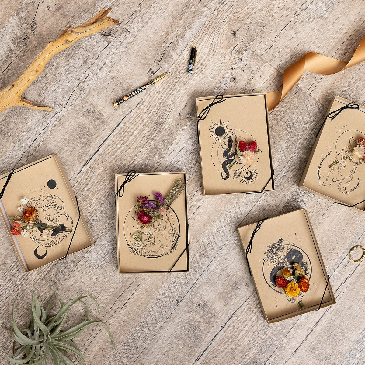 Dried Flower Greeting Cards